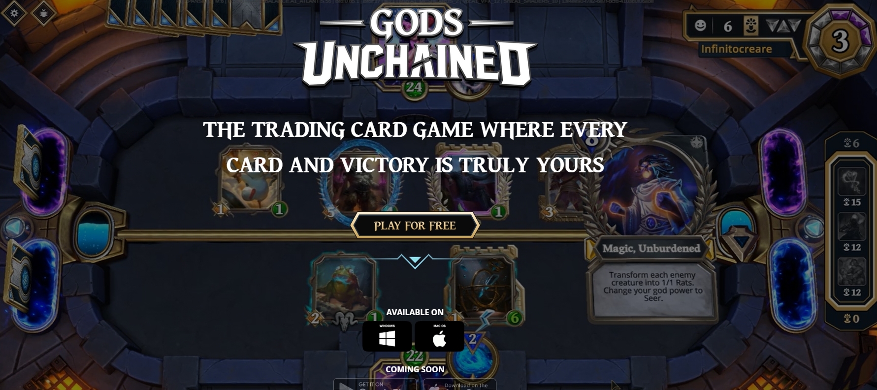 Gods Unchained(ゴッズアンチェインド)とは？特徴や始め方・稼ぎ方を徹底解説 | Market α（マーケットアルファ）